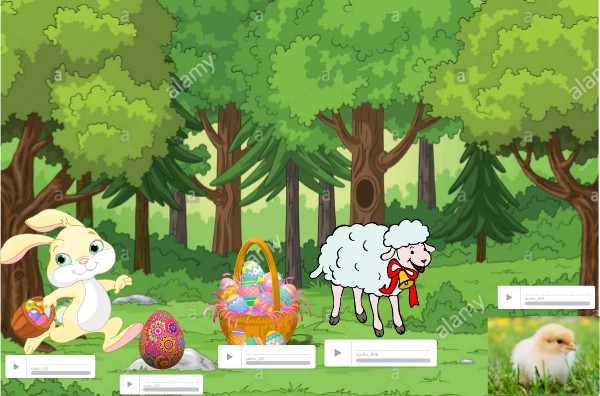 Interactive image - Easter | Genially