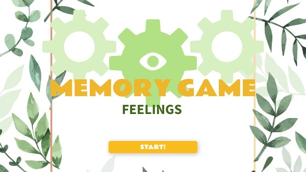 MEMORY GAME - FEELINGS | Genially