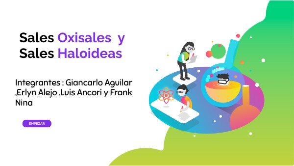 Sales Oxisales y Haloideas | Genially