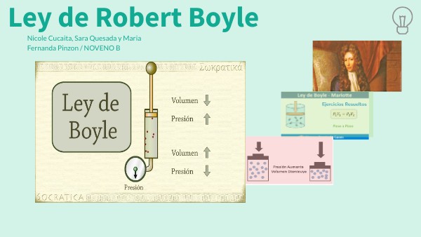 LEY DE ROBERT BOYLE