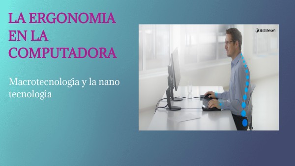Ergonomia en la computadora