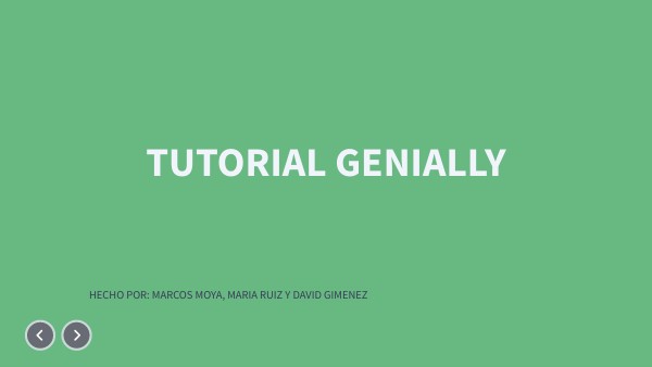 TUTORIAL GENIALLY