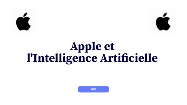 Apple et l'Intelligence Artificielle