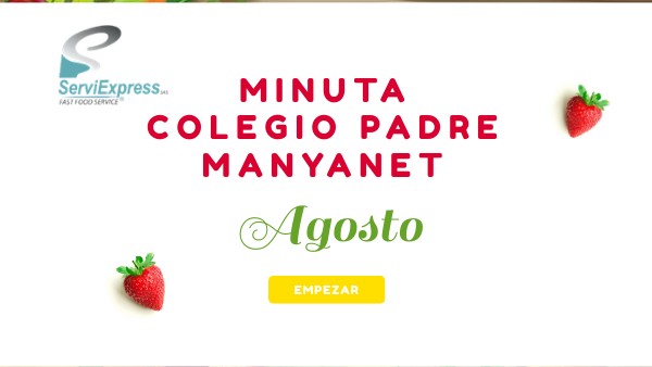 Minuta Manyanet Agosto | Genially