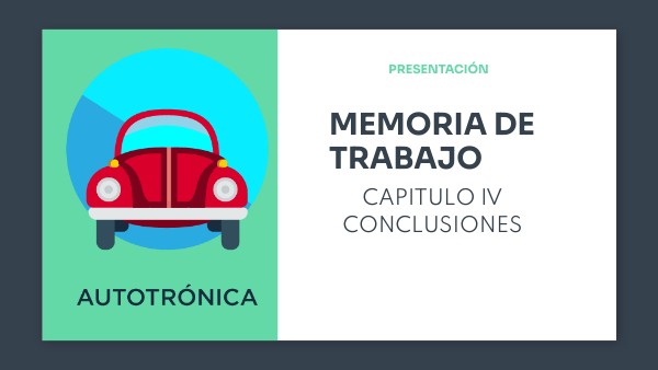 PRESENTACIÓN CAPITULO IV CONCLUSIONES