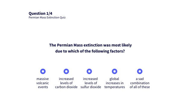 M3 Perimian Mass Extinction Quiz | Genially