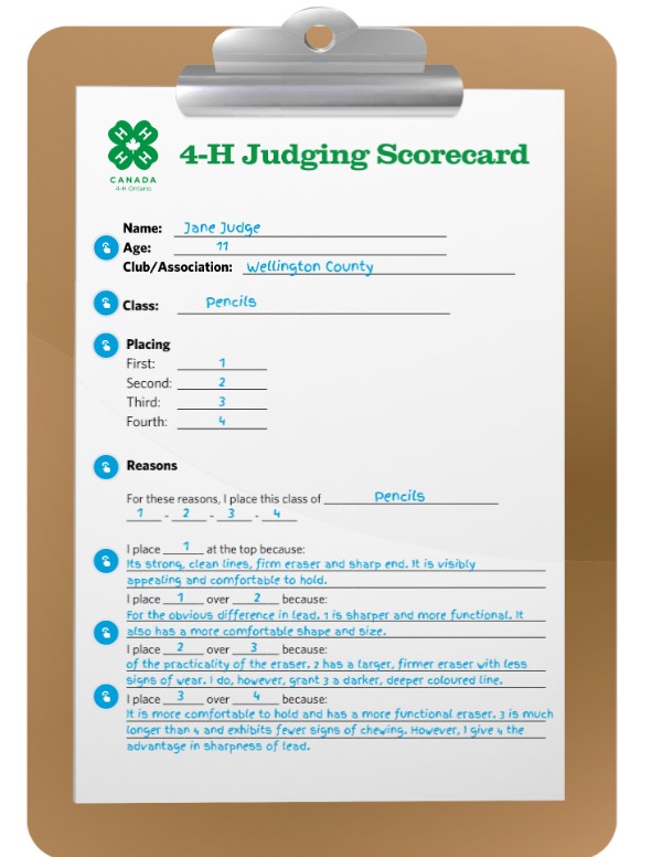 Interactive Judging Scorecard