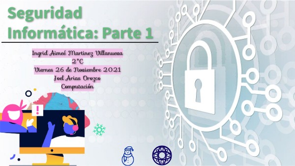 𝕊𝕖𝕘𝕦𝕣𝕚𝕕𝕒𝕕 𝕀𝕟𝕗𝕠𝕣𝕞𝕒́𝕥𝕚𝕔𝕒: ℙ𝕒𝕣𝕥𝕖 𝟙