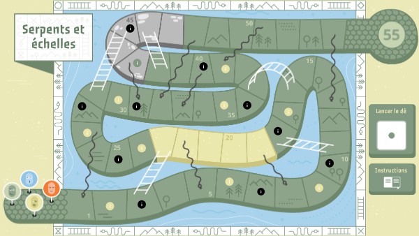 Serpents et échelles(son é 6e) | Genially