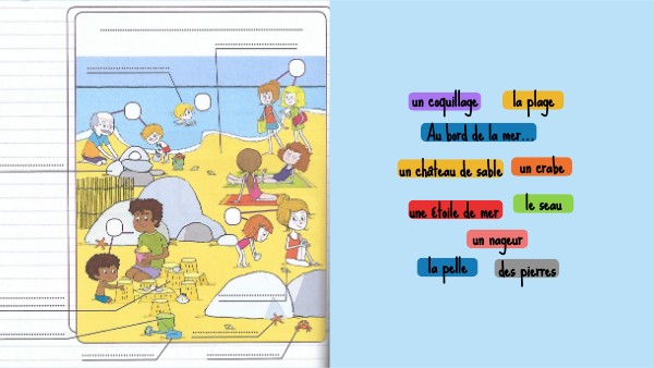 La plage (Vocabulaire) | Genially