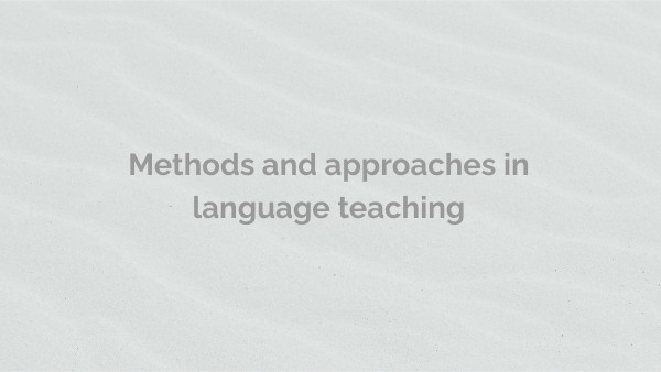 teaching methods | Genially