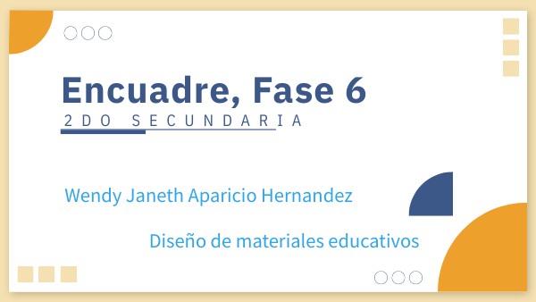 Encuadre segundo de secundaria | Genially