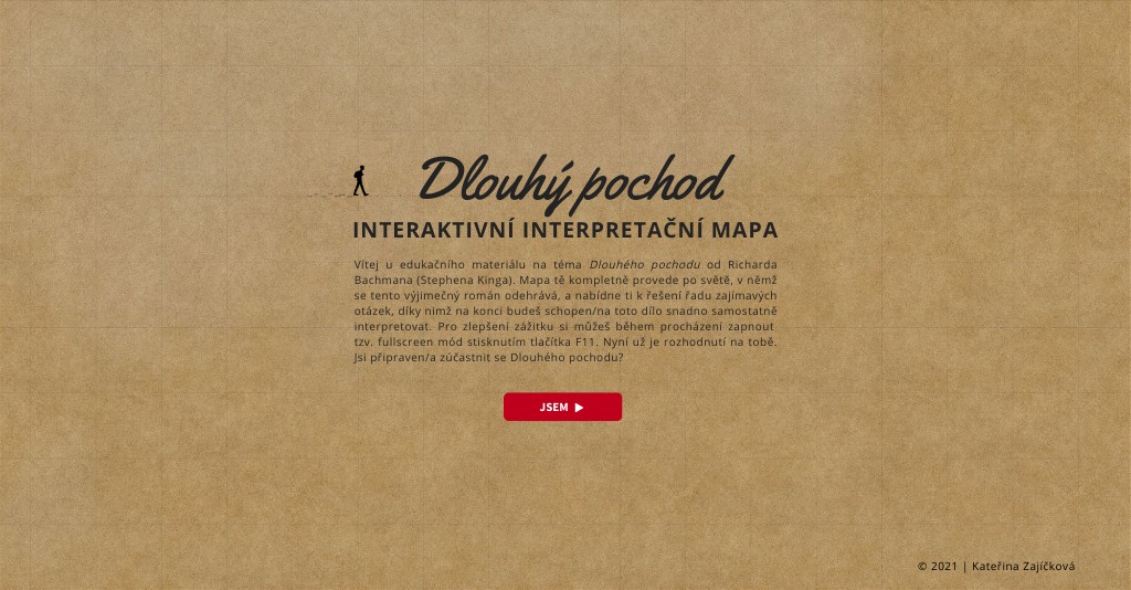 Interaktivní interpretační mapa: Dlouhý pochod