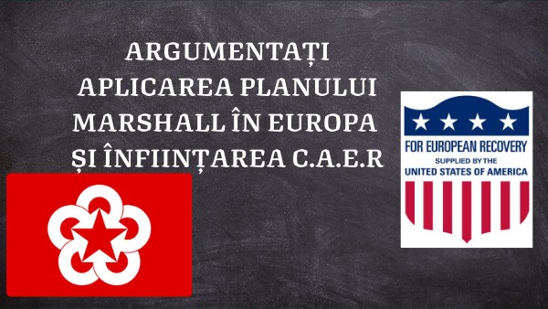 PLANUL MARSHALL ȘI C.A.E.R.