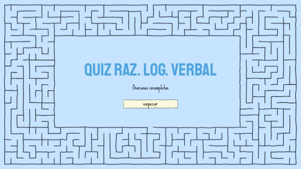 Oraciones incompletas Len | Genially