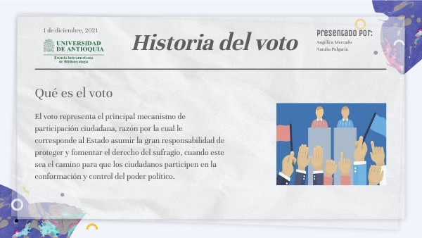 Historia del voto | Genially