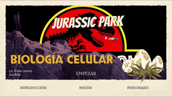Gamificación Jurassic PArk | Genially