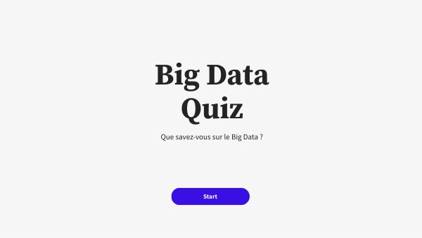 Big data Quiz | Genially