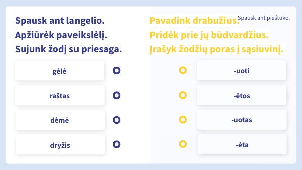 BŪDVARDŽIŲ DARYBA IR APRANGA