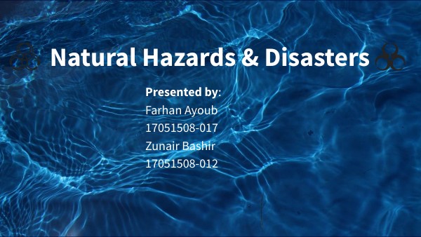 Natural Disaster and Hazards | Genially