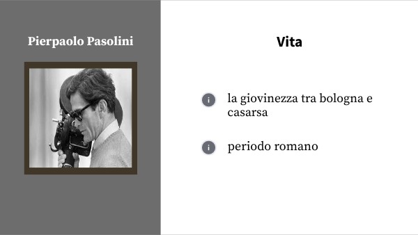 pasolini | Genially