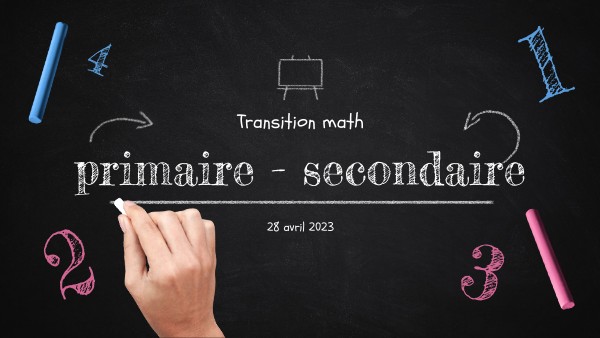 Transition primaire-secondaire en maths | Genially