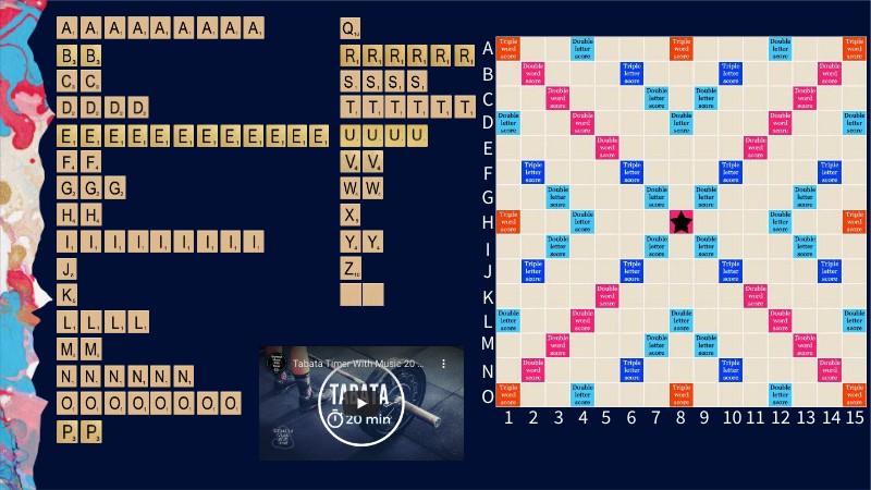 Fitness Scrabble