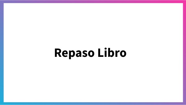 Repaso prueba del libro | Genially