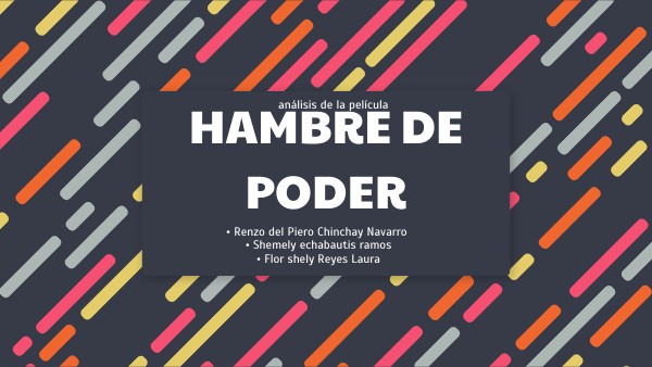 HAMBRE DE PODER | Genially