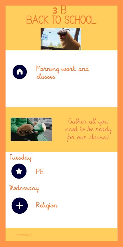 Back to school | Genially