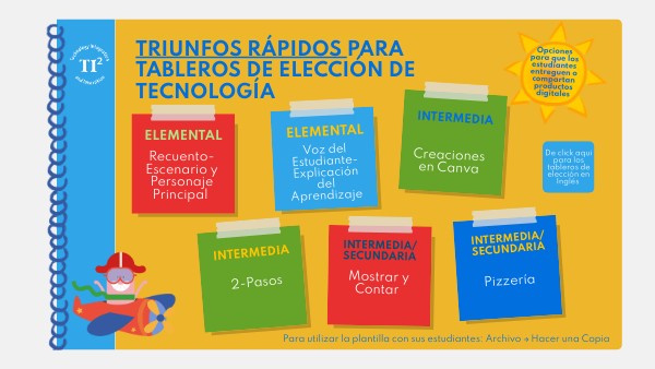 Choice Boards- Spanish | Genially