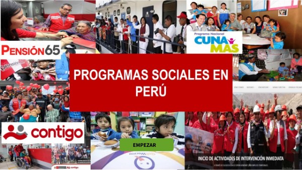 PROGRAMAS SOCIALES PERÚ | Genially