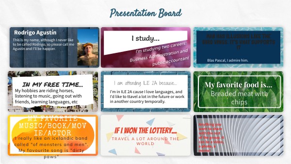 Template for presentation | Genially