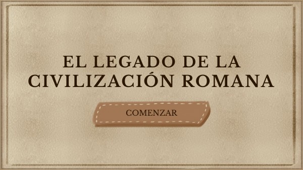Legado Roma | Genially