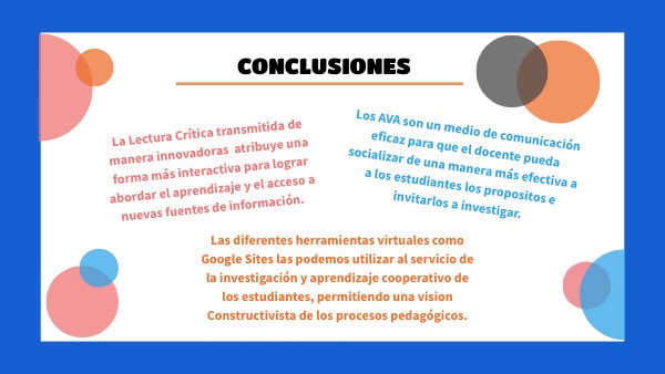 CONCLUSIONES | Genially
