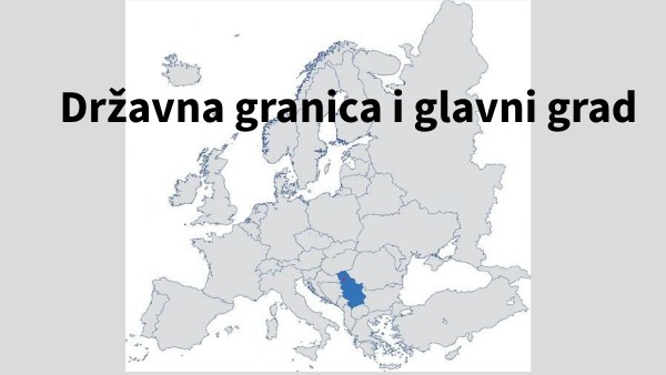 Državna granica i glavni grad