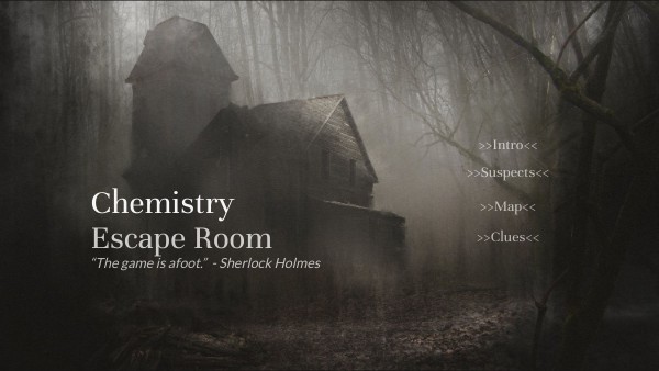 Chemistry Escape Room | Genially