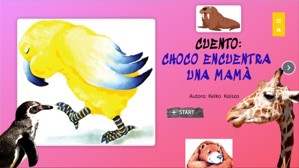 Cuento: Choco encuentra una mamà