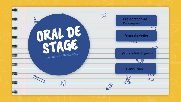 Orale de stage | Genially