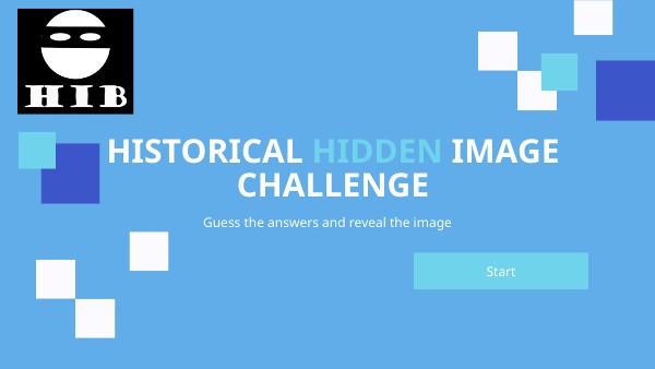 HISTORICAL HIDDEN IMAGE Challenge