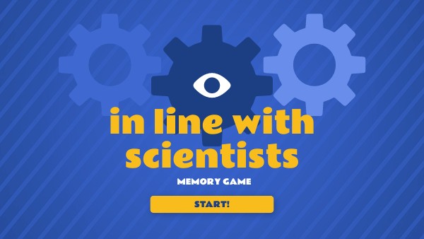 SCIENTISTS MEMORY GAME