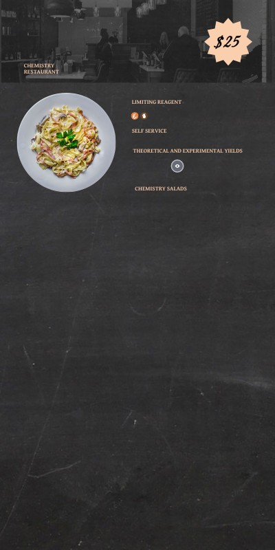 Daily Specials - Vertical Menu