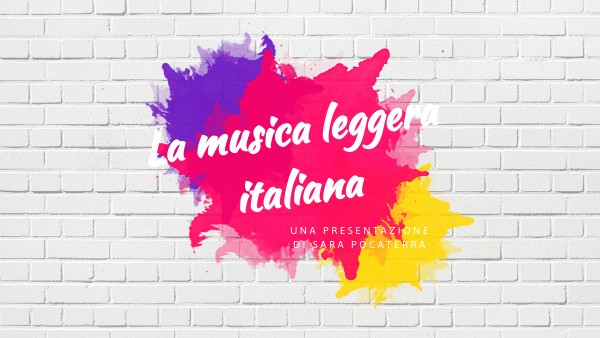 LA MUSICA ITALIANA | Genially
