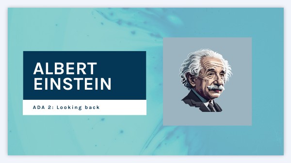 BIOGRAFIA ALBERT EINSTEIN | Genially