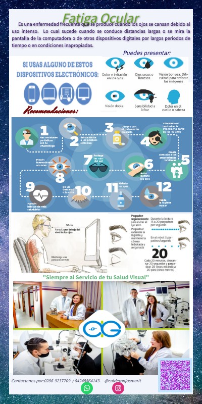 Salud Visual Fatiga Visual