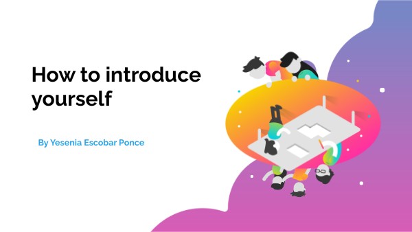 How to introduce yourself | Genially