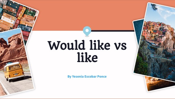 Would like vs like | Genially