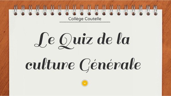 NOTEBOOK QUIZ | Genially