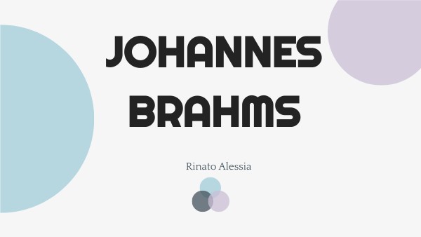 johannes brahms | Genially