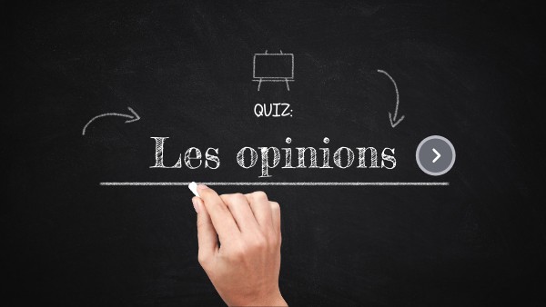 Les opinions